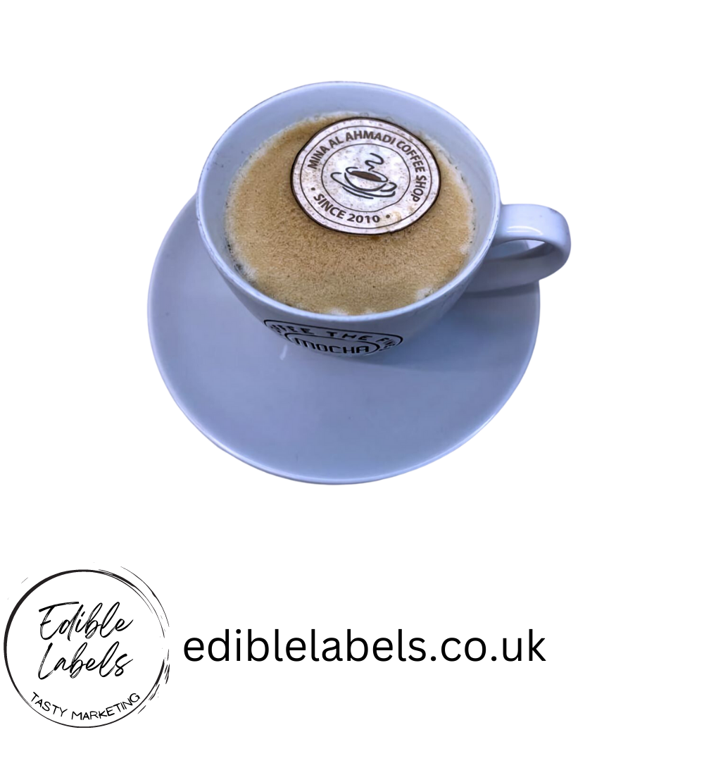 Edible Printed Labels | Baking, cocktail, coffee edible labels