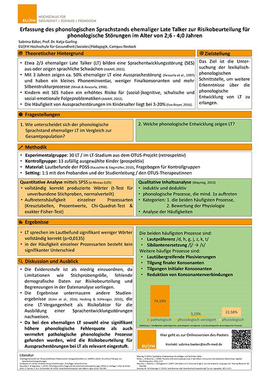 Posterausstellung auf dem dbl-Kongress 2024