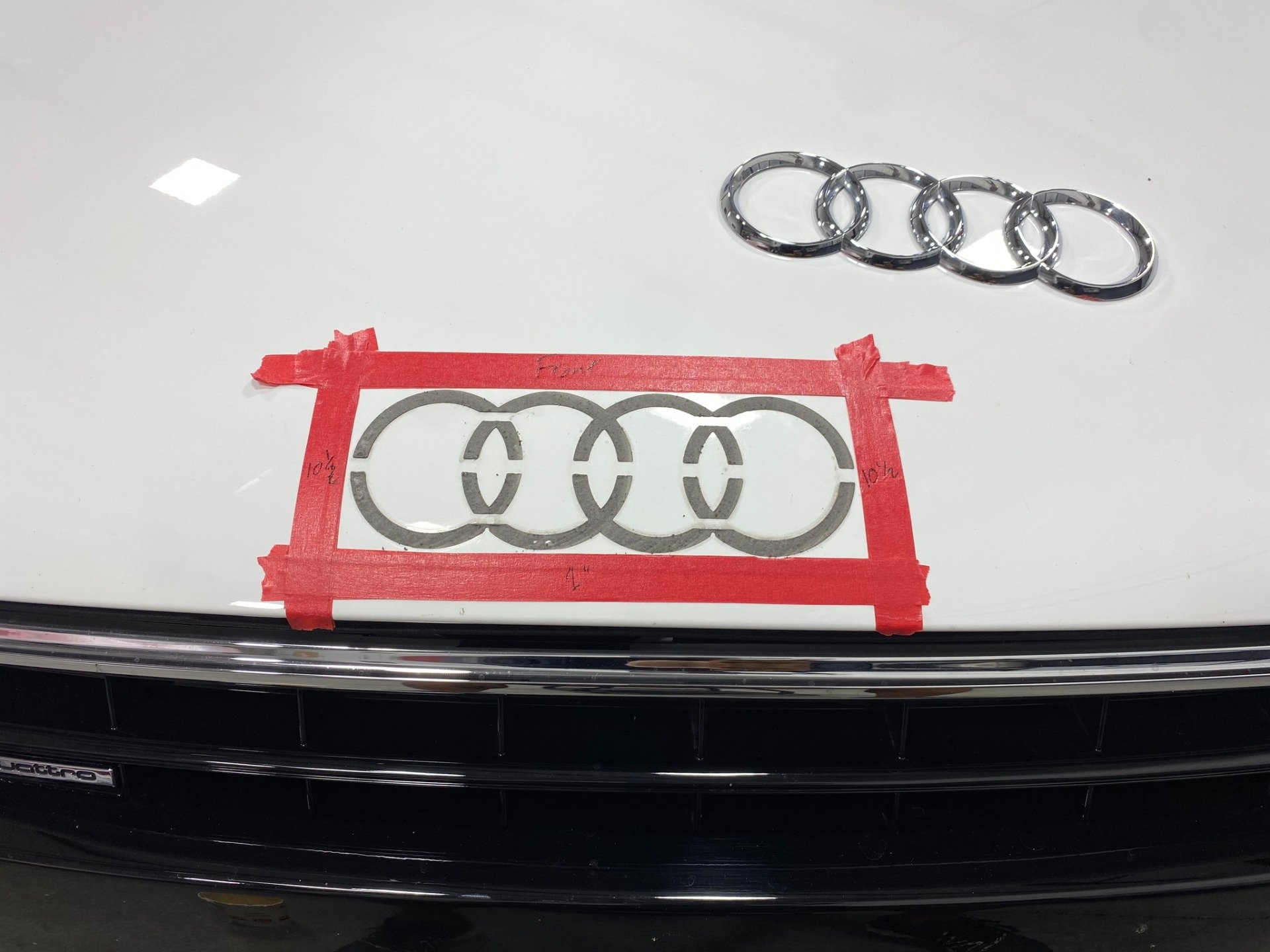2009 Audi R8 V8 - Paint correction stages of full restoration