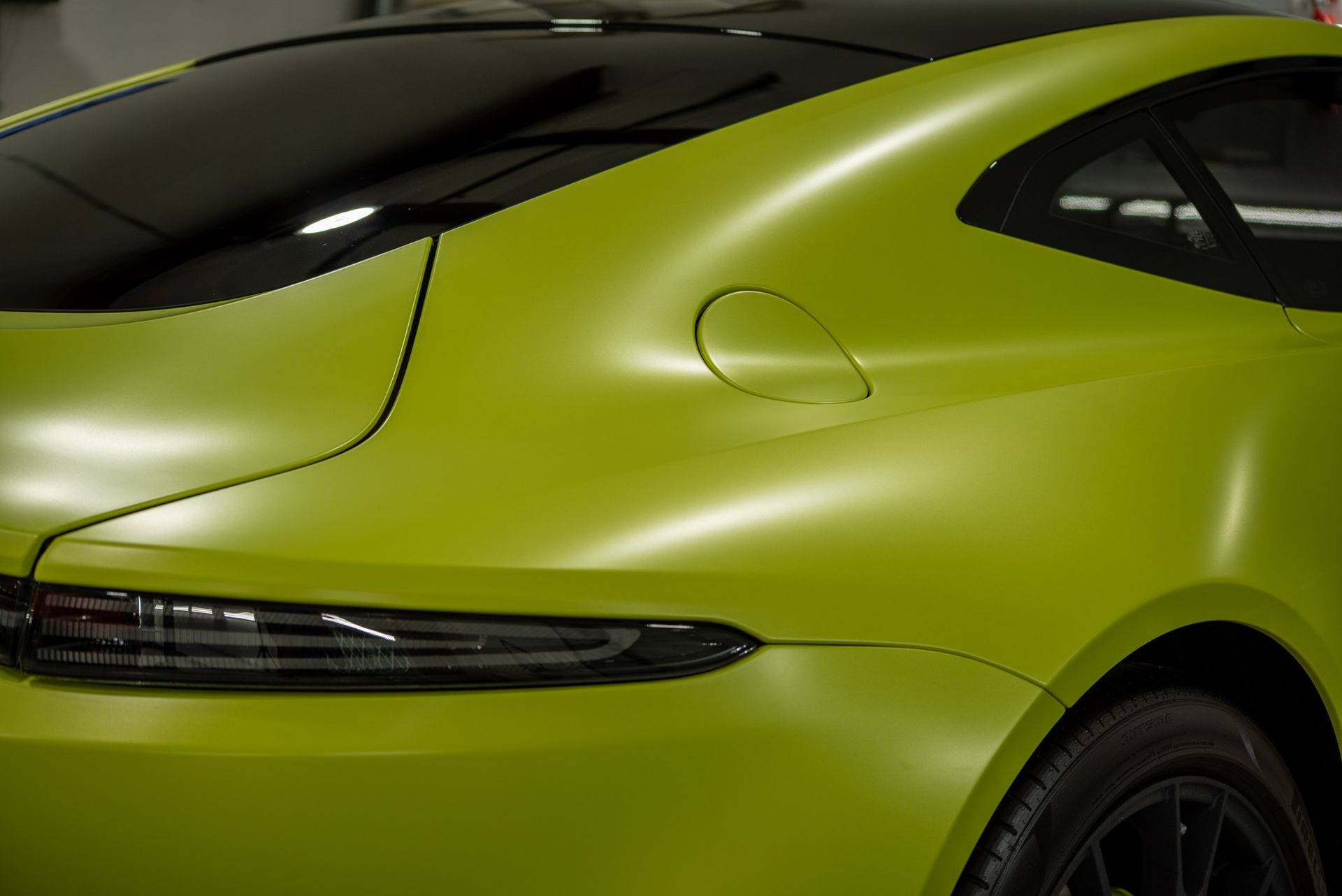 2022 Aston Martin Vantage Detailing, Suntek Ultra Matte PPF