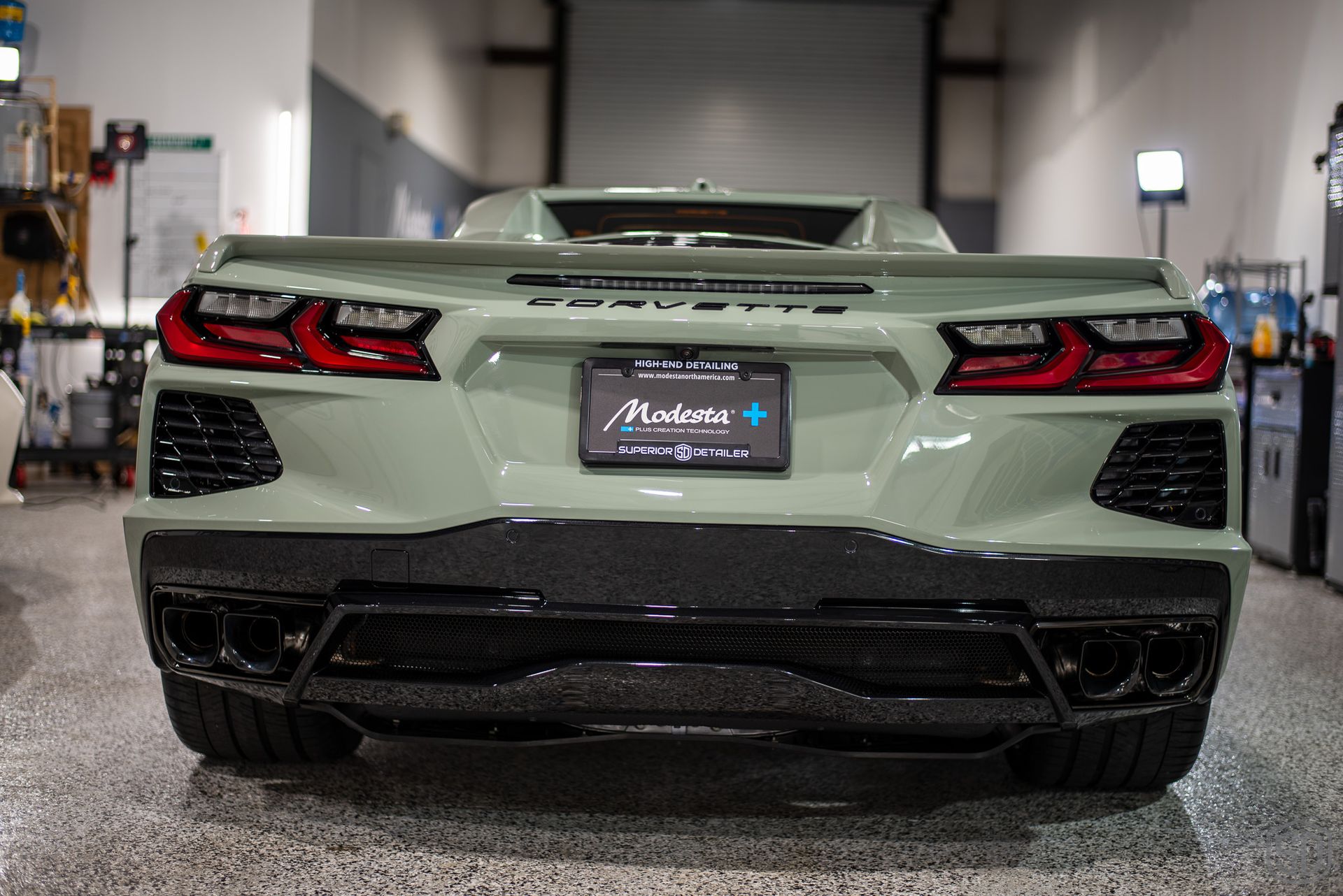 2024 Corvette C8 in Cacti Green PPF and Modesta Ceramic Coatings