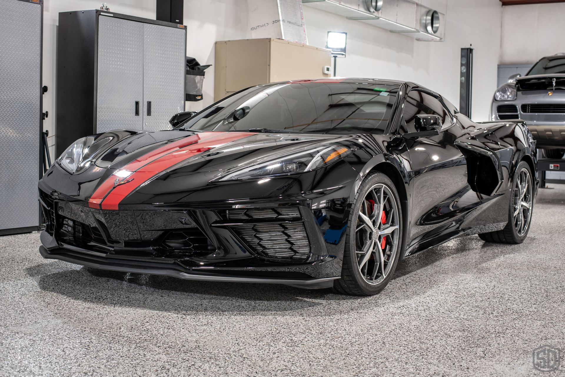 Corvette C8 Paint Correction, PPF Modesta Coating Package Orlando