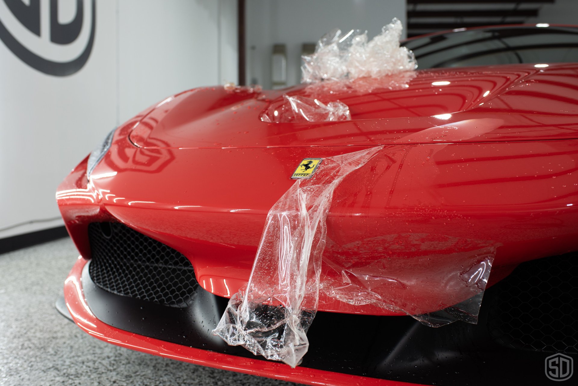 Ferrari F8 Tributos Paint Correction ppf Wrap Orlando