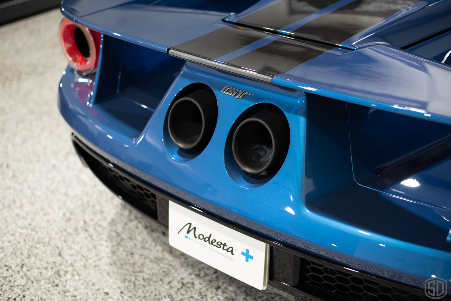 Heritage Blue Ford GT | Swissvax interior detailing in Orlando