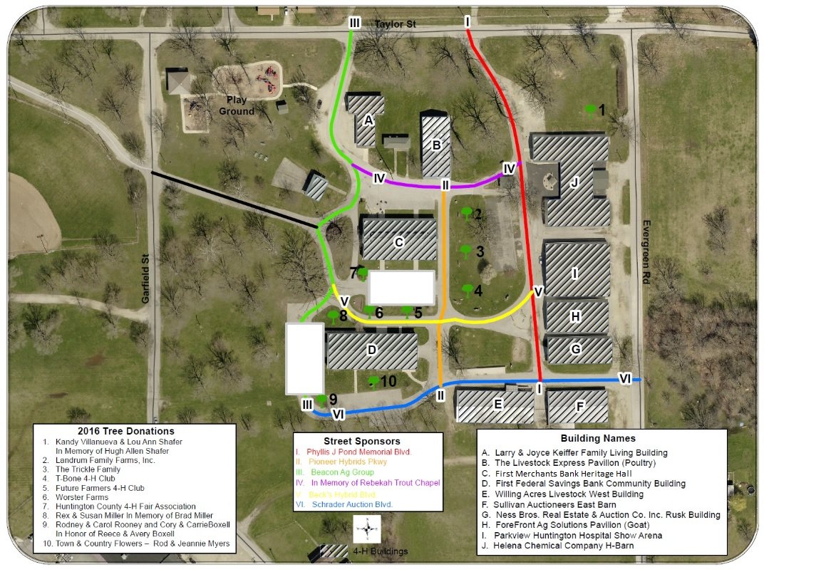 Fairgrounds Building Map