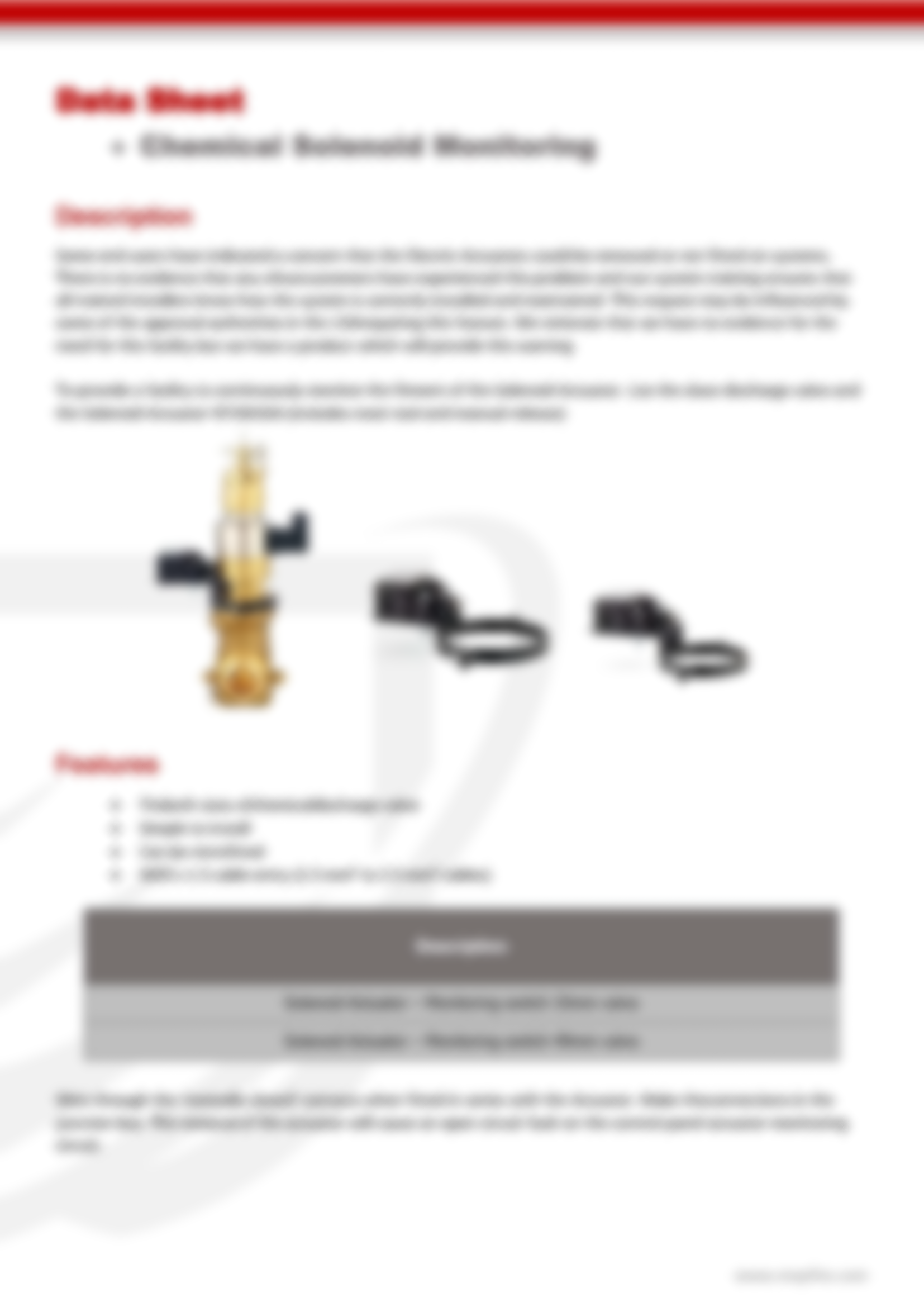 Fire Suppression Data Sheets | MEP Fire