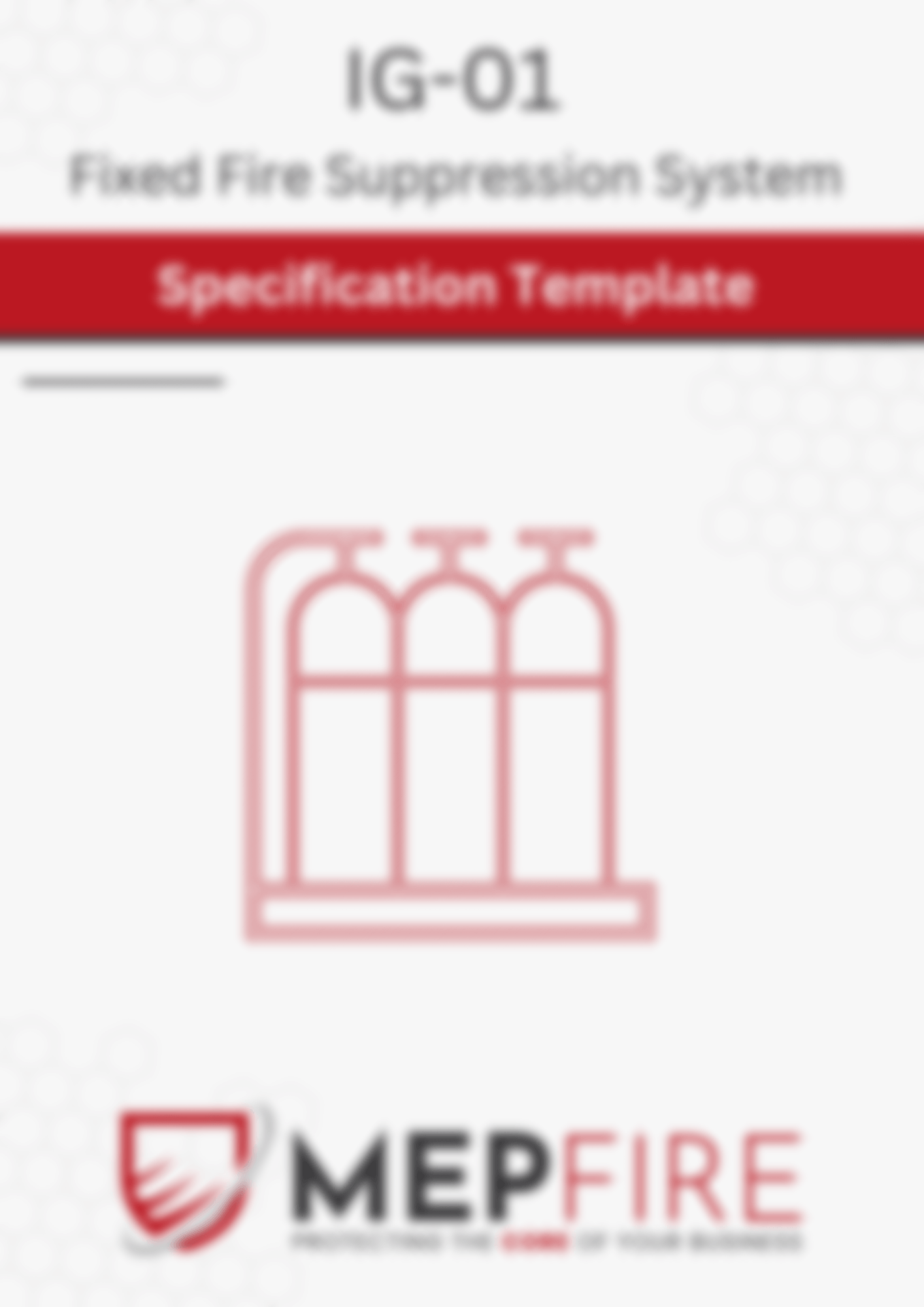 Fire Suppression Specification Templates | MEP Fire