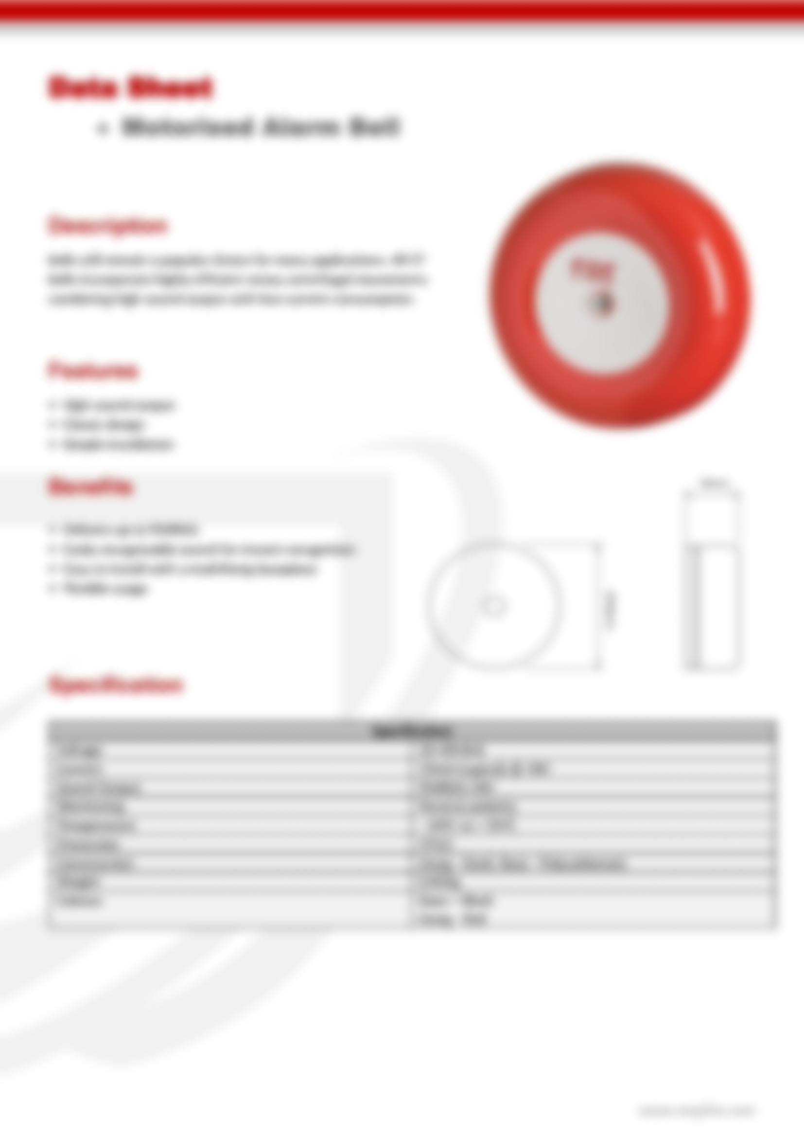 Fire Suppression Data Sheets | MEP Fire