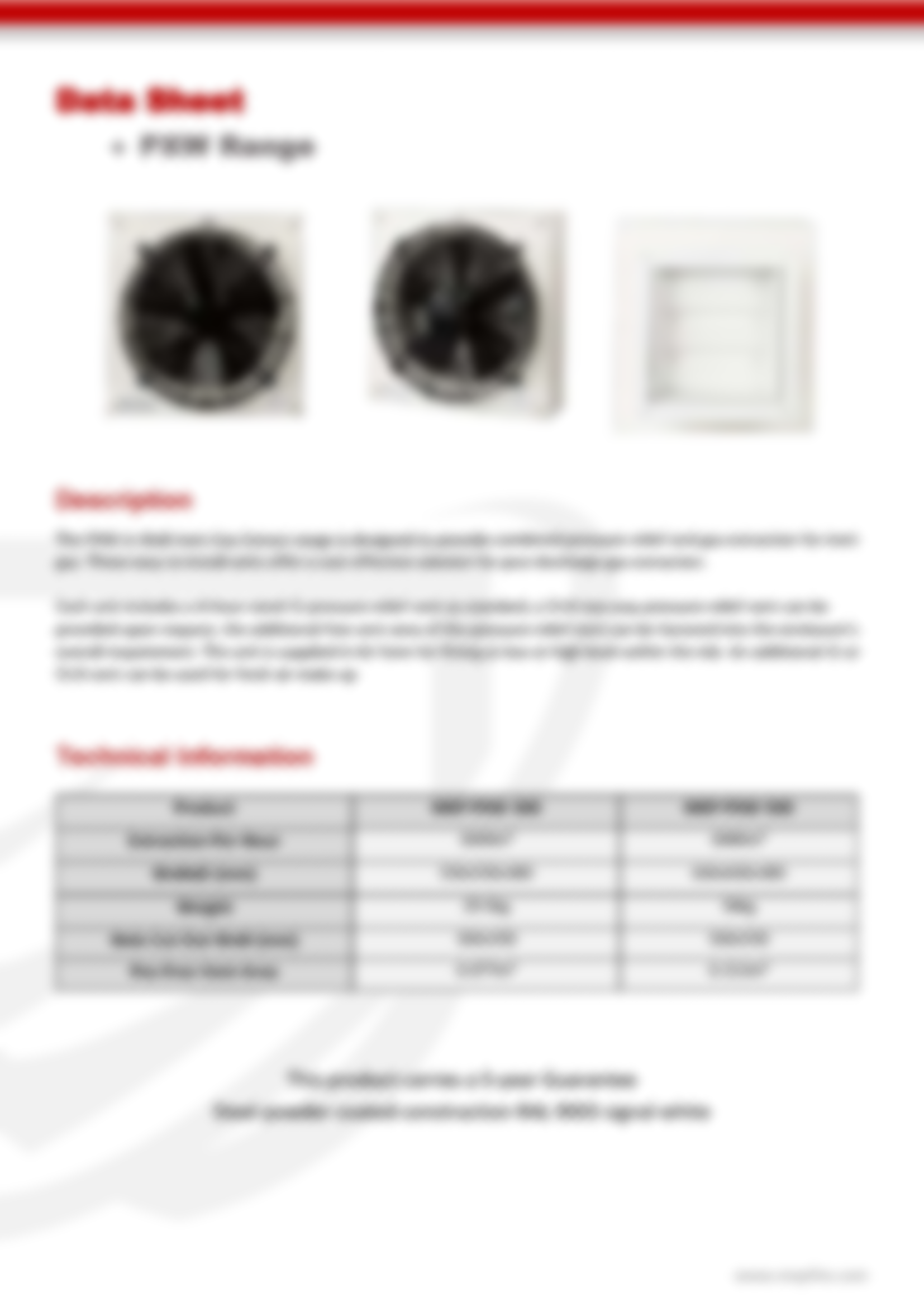 Fire Suppression Data Sheets | MEP Fire