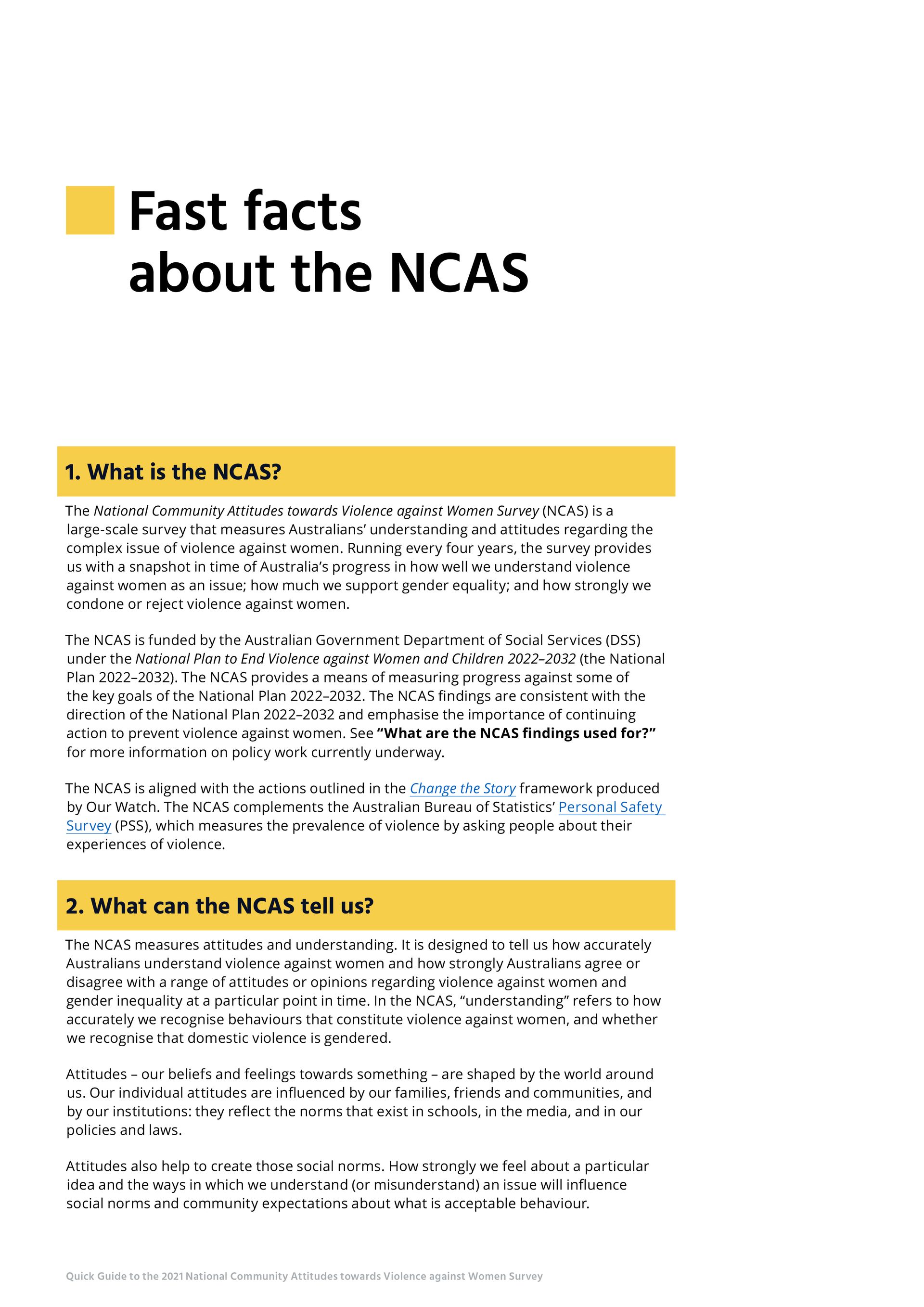 National Community Attitudes towards Violence against Women Survey