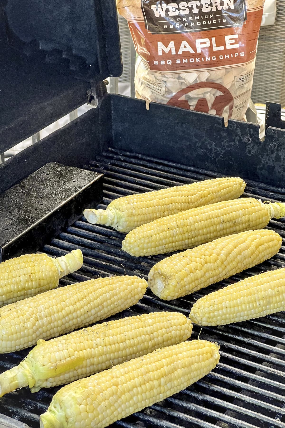 Maple Smoked and Grilled Corn on the Cob Recipe | Western BBQ