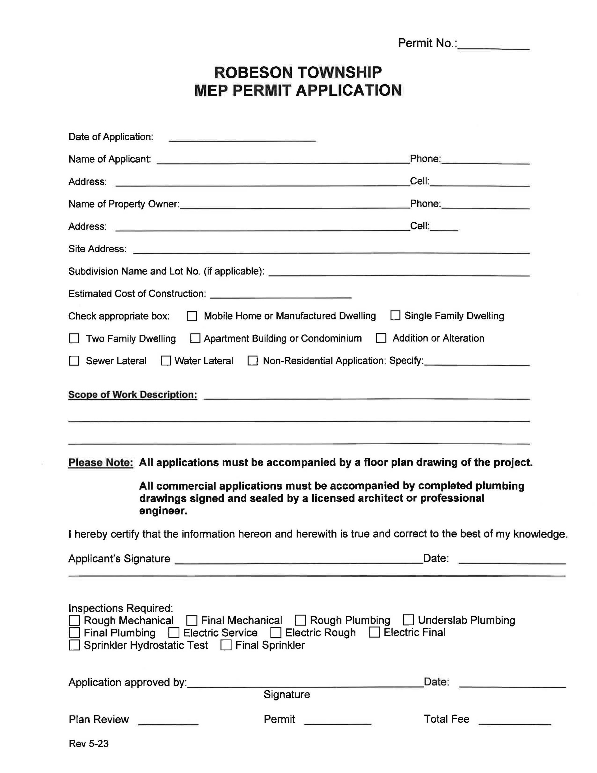 Permit Applications