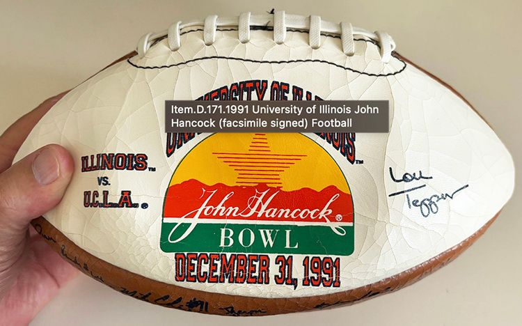 Original Illini memorabilia