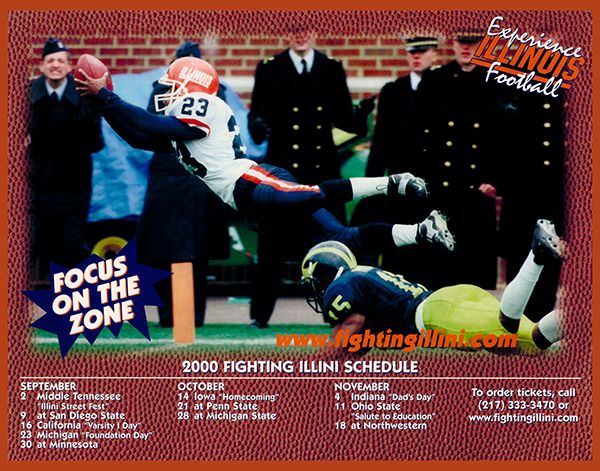 Reprinted Illini Football Posters