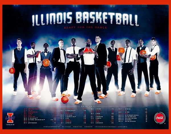 Reprinted Illini basketball posters