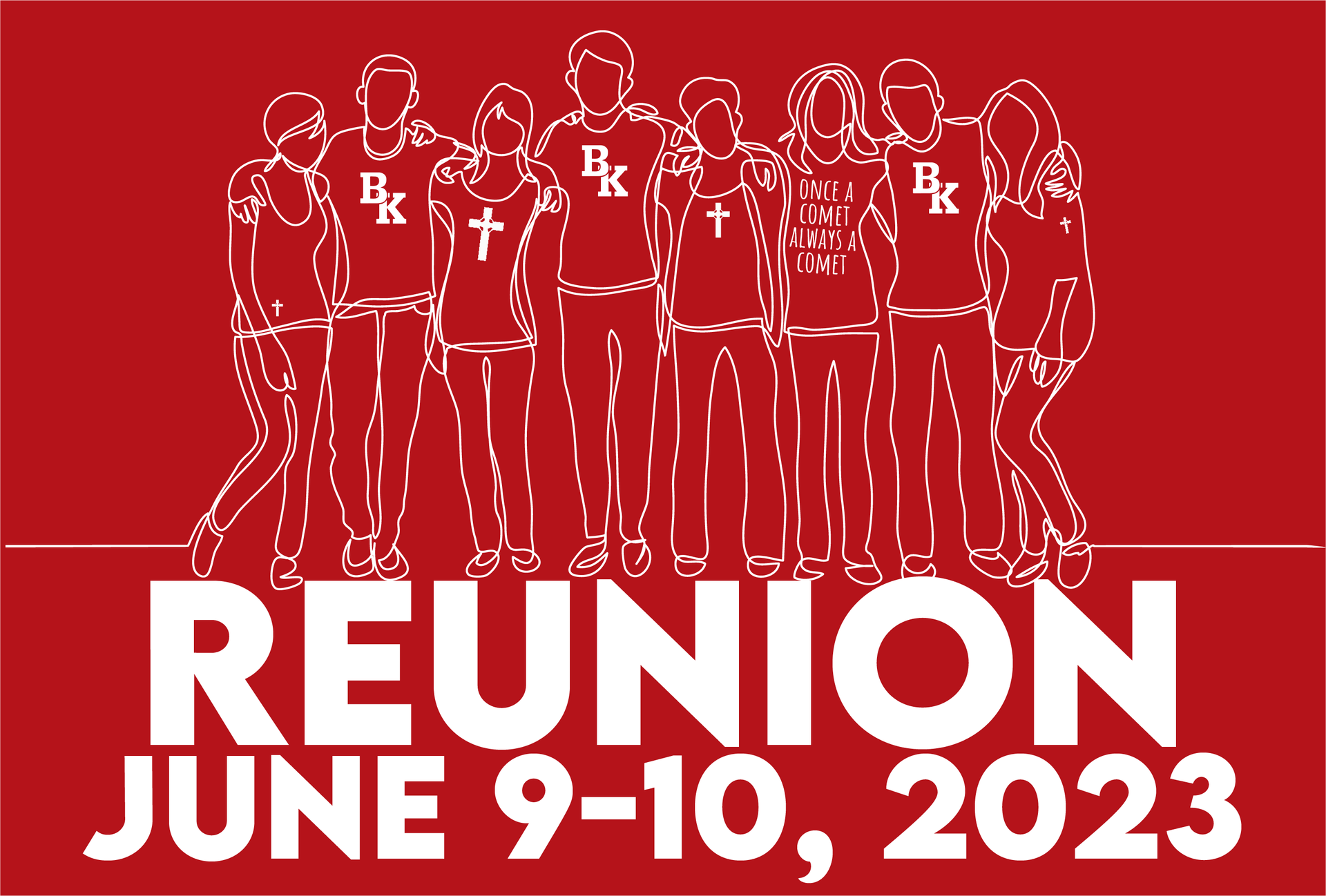 2023 Reunion Weekend - June 9-10, 2023; Classes ending in 3 and 8!
