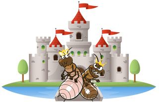 A King & Queen and their Castle