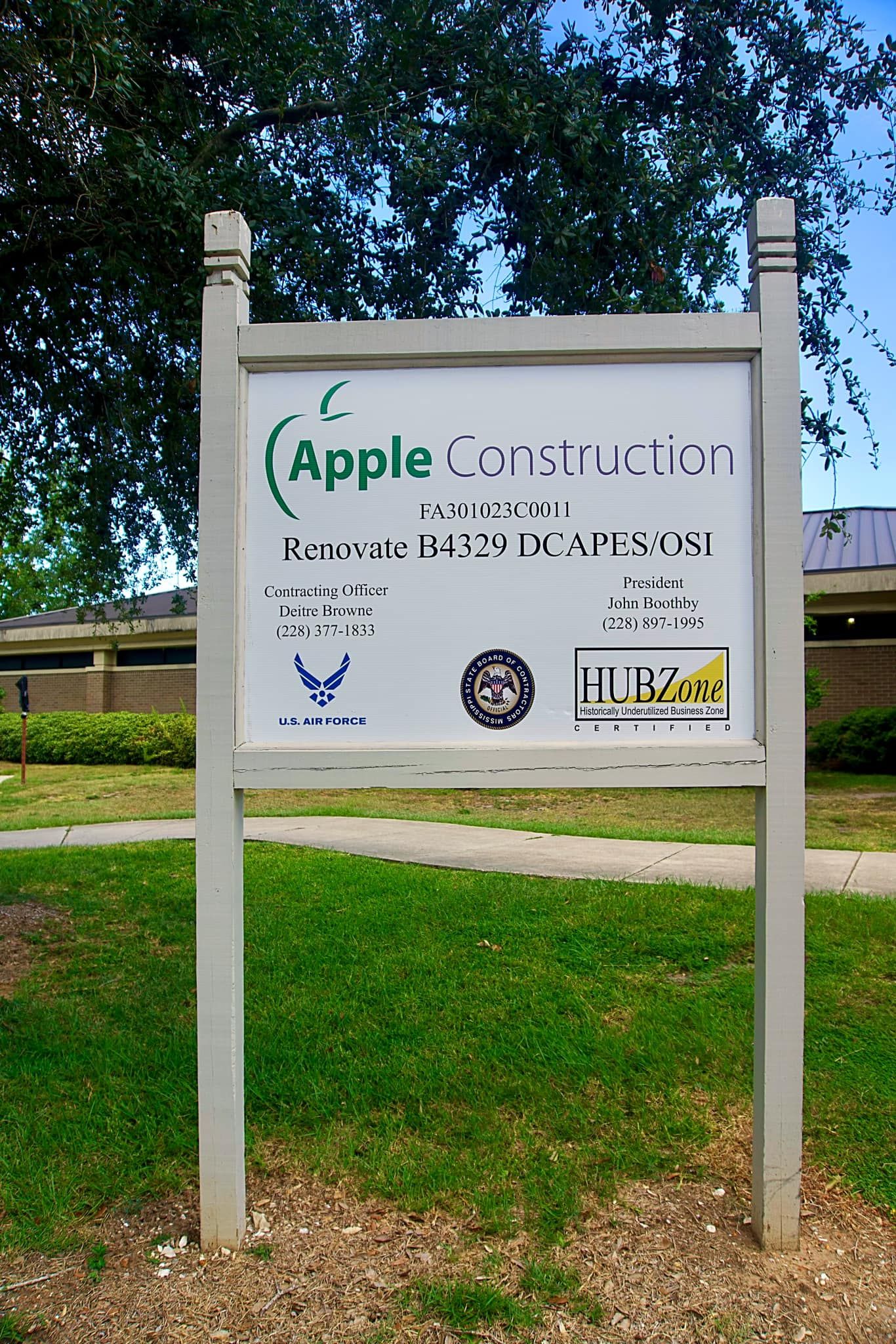 Past Performance | Apple Construction