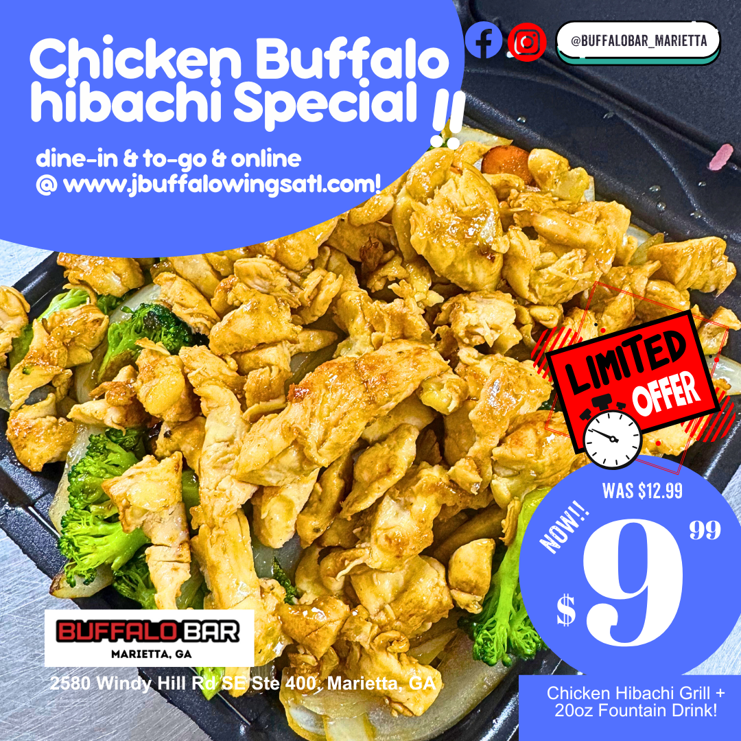 J Buffalo Wings Bar - The Best Wings & Burger& Bar in Marietta, GA