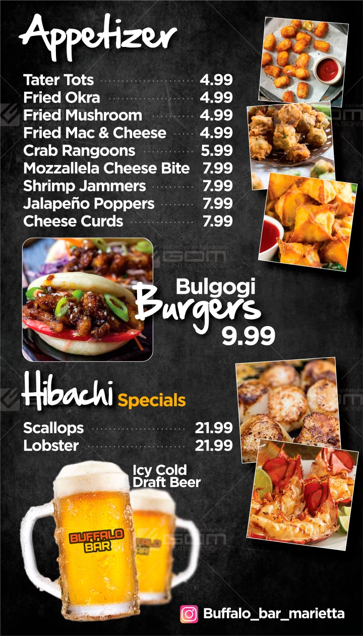 J Buffalo Wings Bar - The Best Wings & Burger& Bar in Marietta, GA