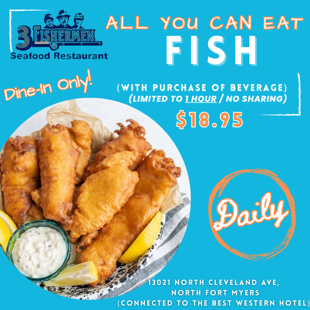 Three Fishermen Seafood Restaurant | Lee County, FL