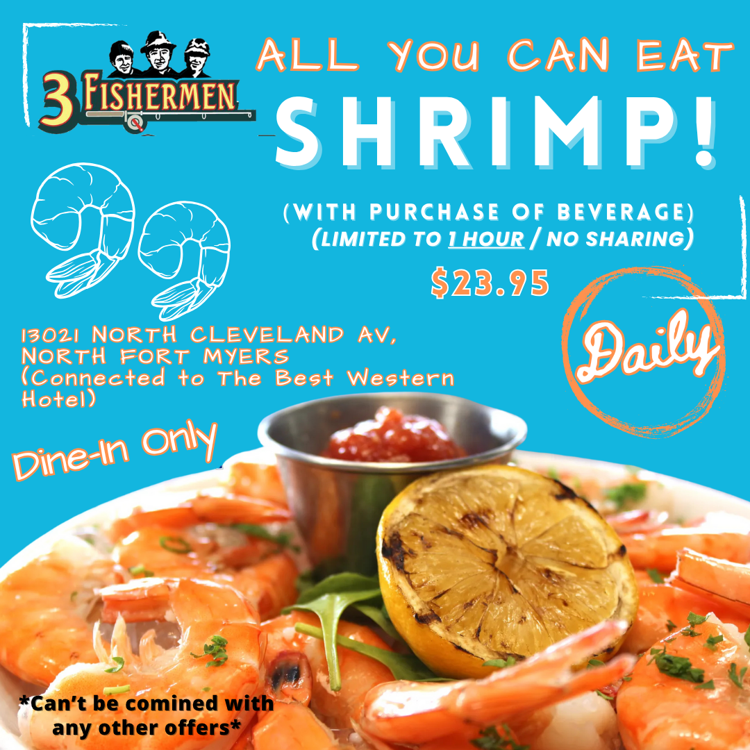 Three Fishermen Seafood Restaurant | Lee County, FL