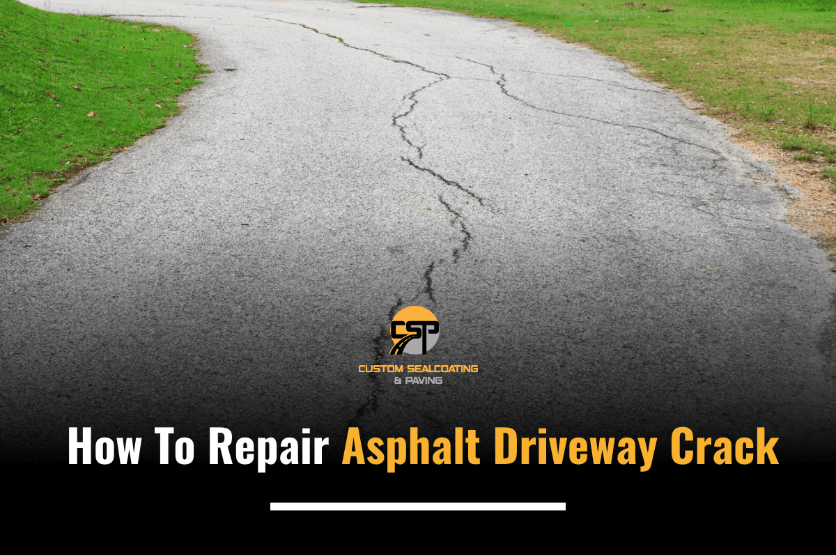 How to Repair Crack Asphalt Driveway
