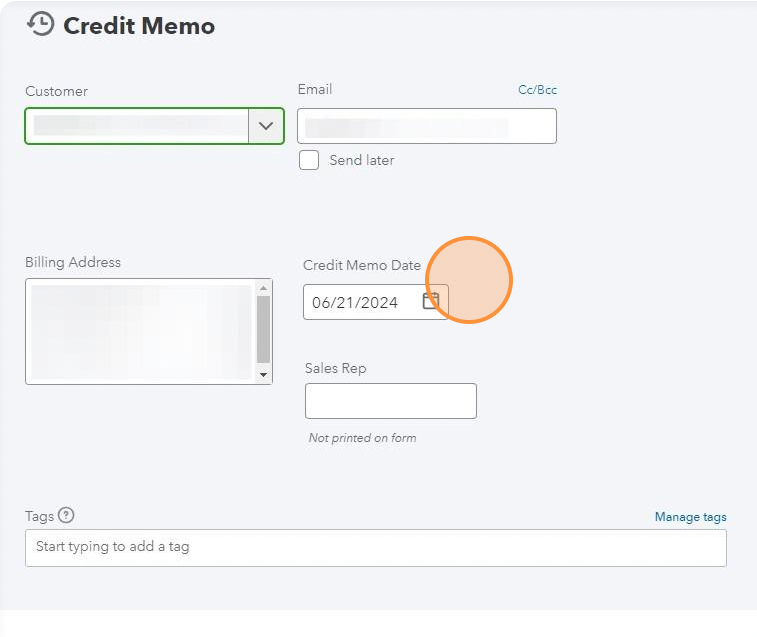 How to Create a Credit Memo in Quickbooks Online