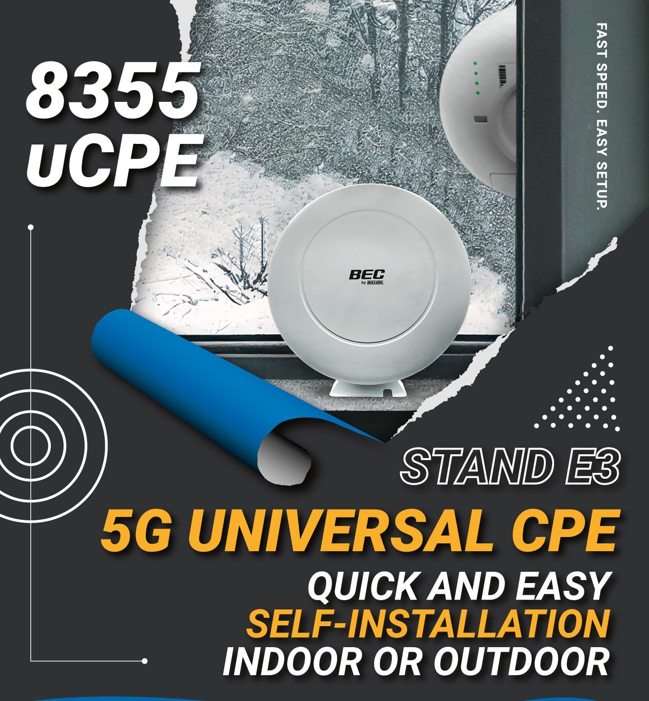 BEC by BILLION Unveils the AirConnect® 8355 5G Universal CPE (uCPE)