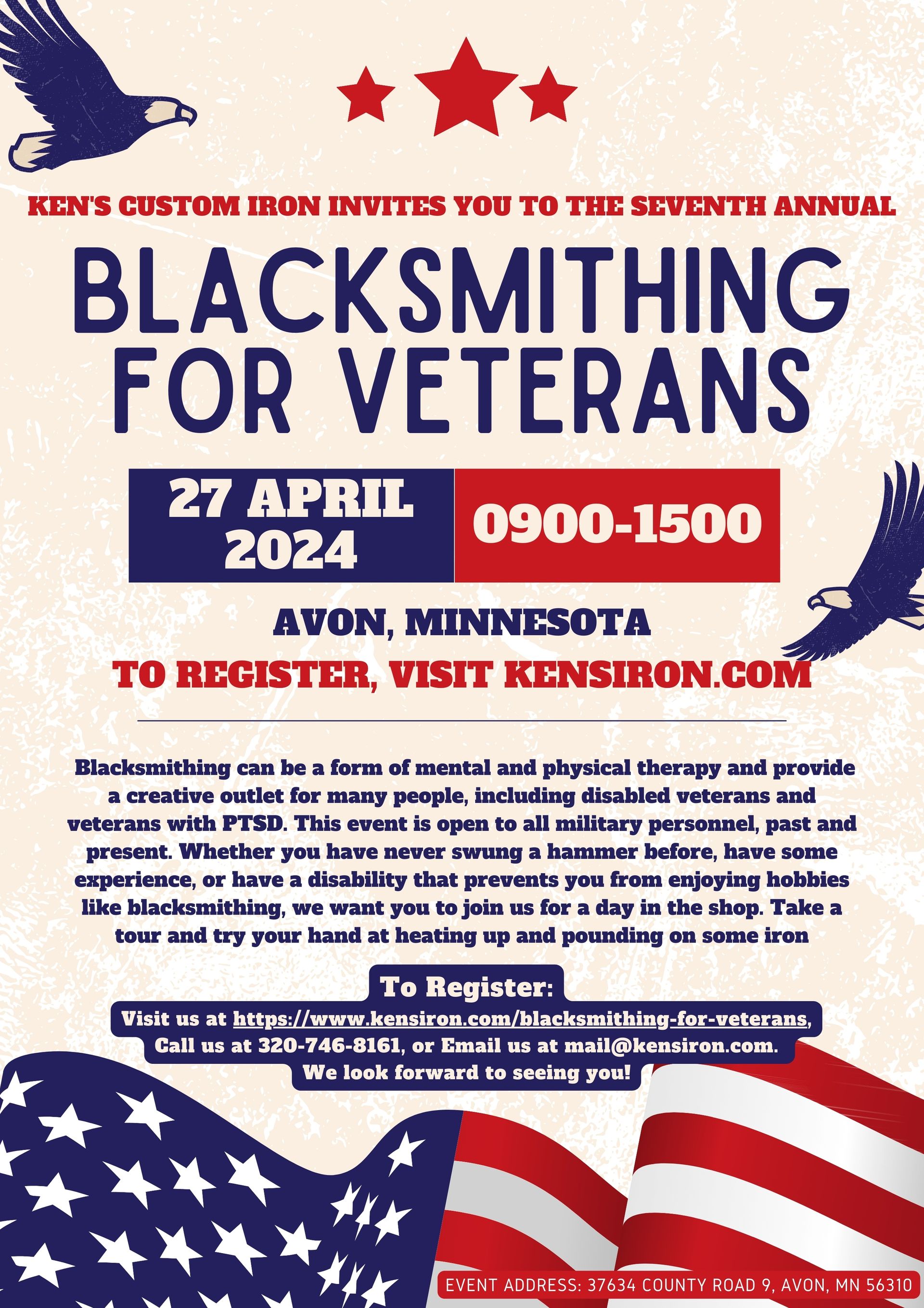 Blacksmithing for Veterans