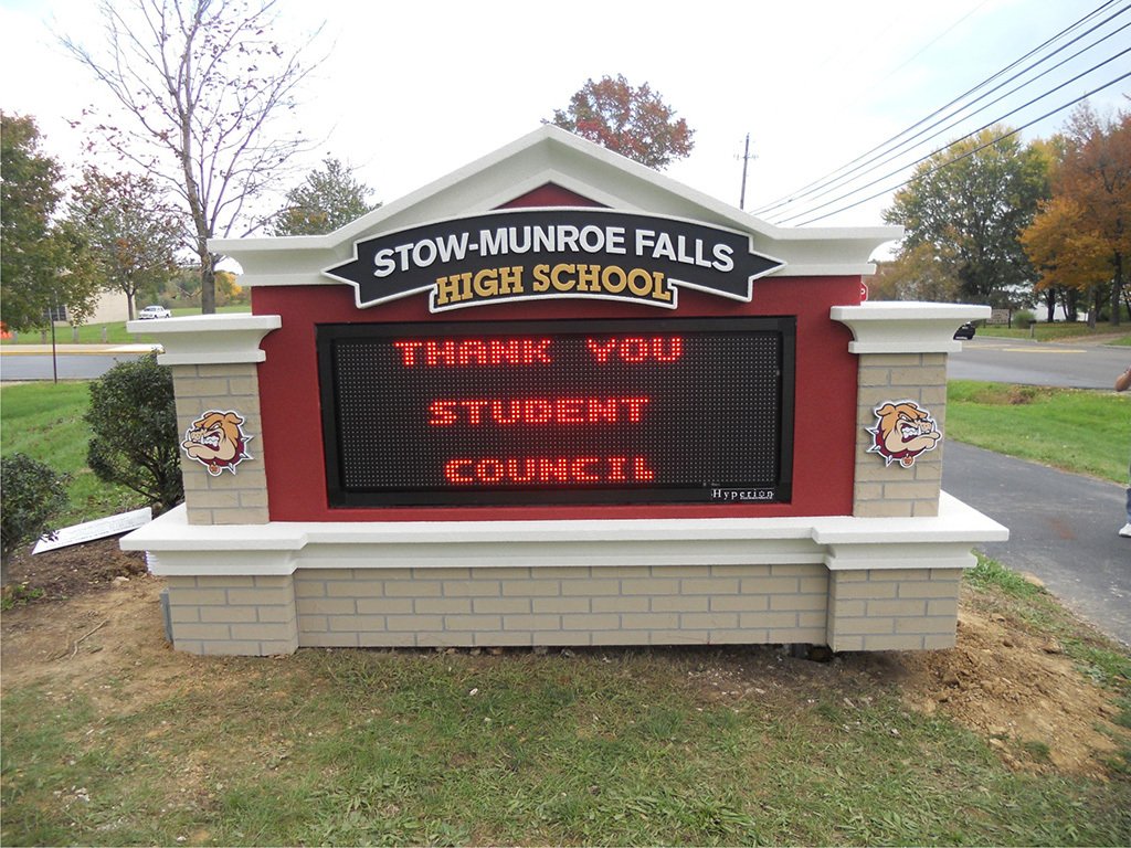 School Signs & Graphics, University Signage | Akron OH