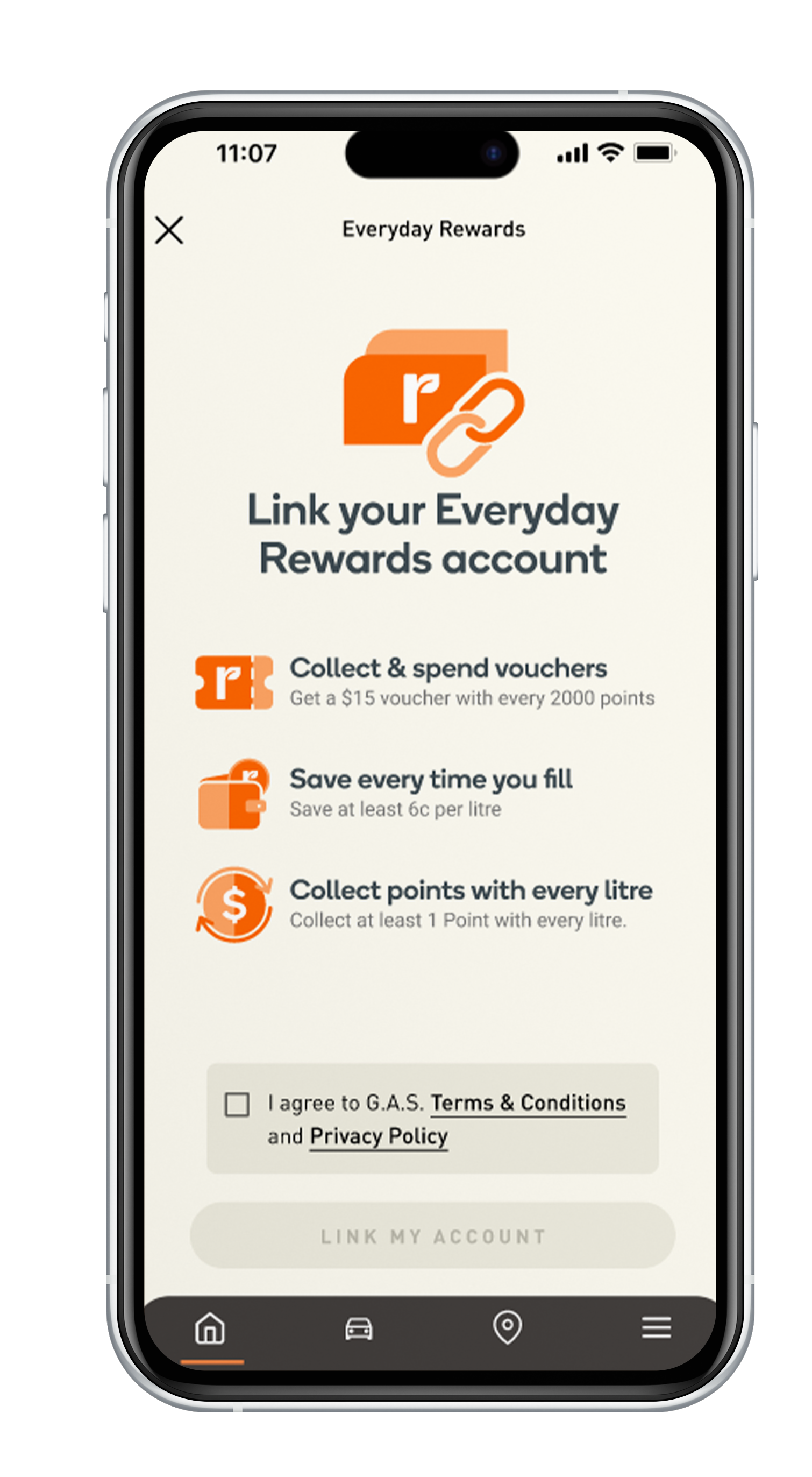 GAS App | Never Miss a Discount | GAS Petrol Service Stations