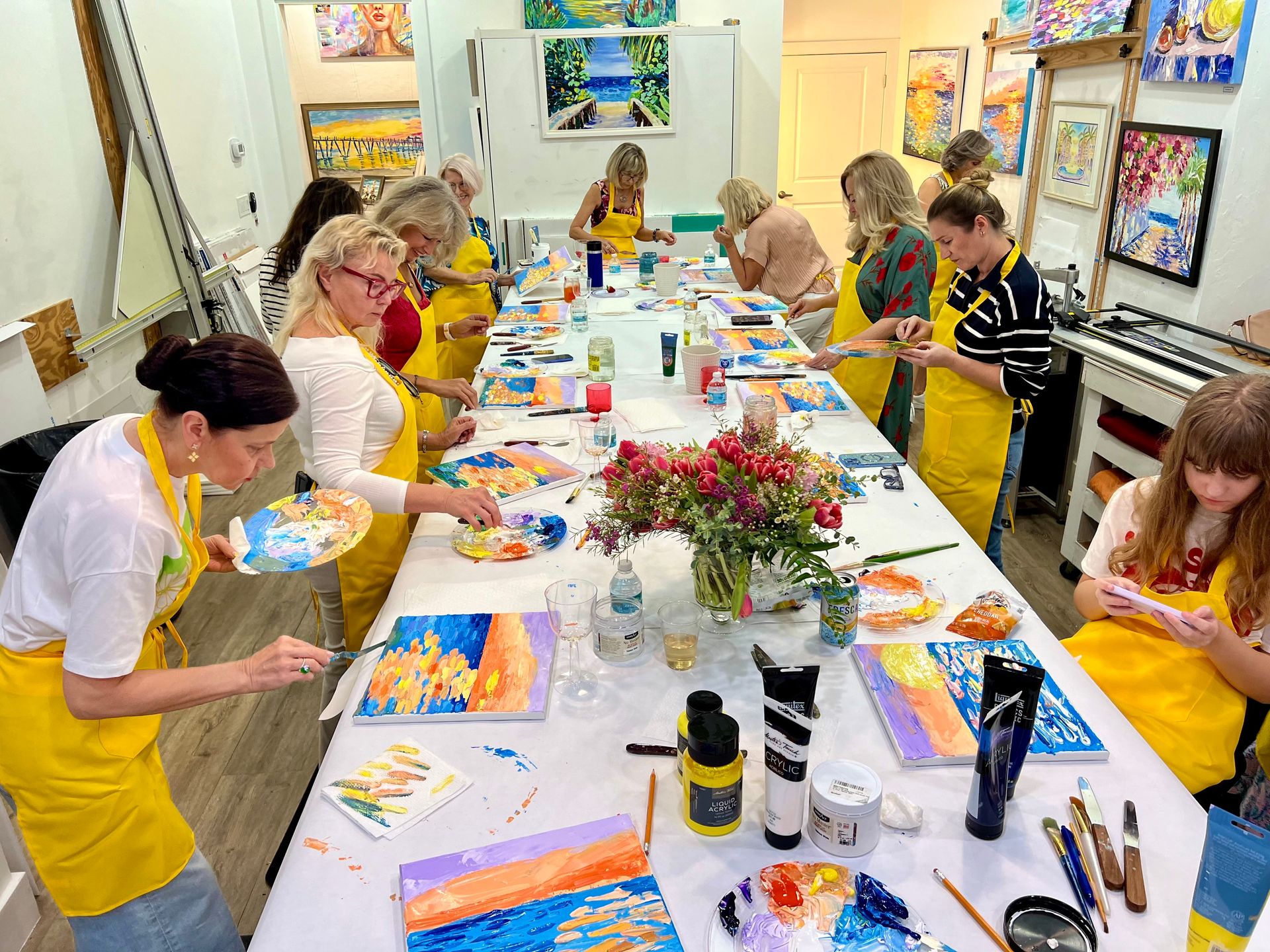Free First Art Classes for Adults in Naples Florida