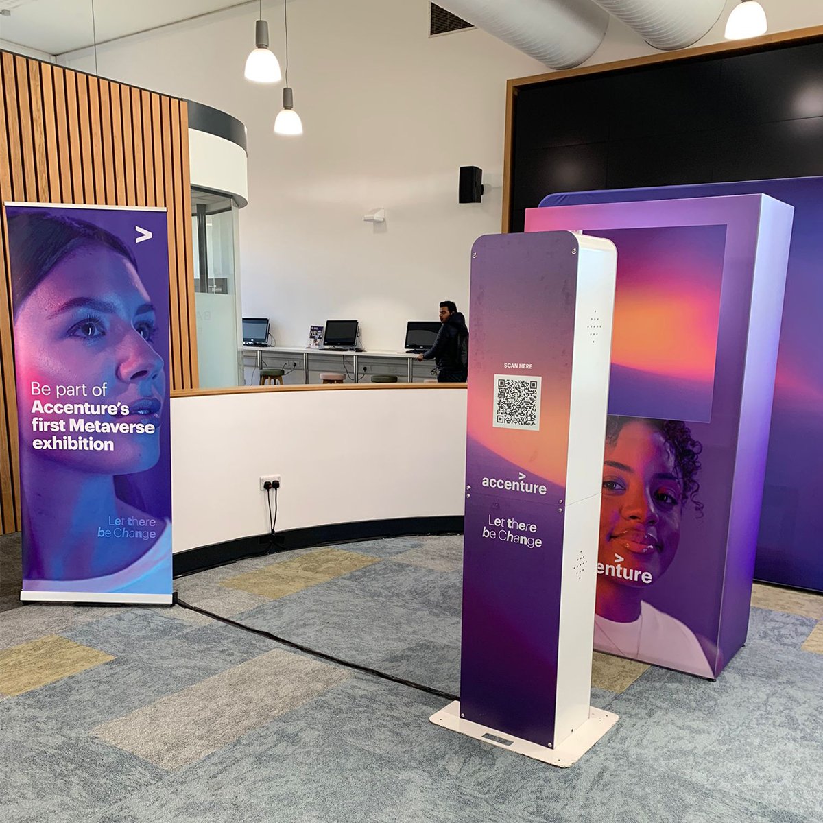 Accenture Colour Gel Photo Booth