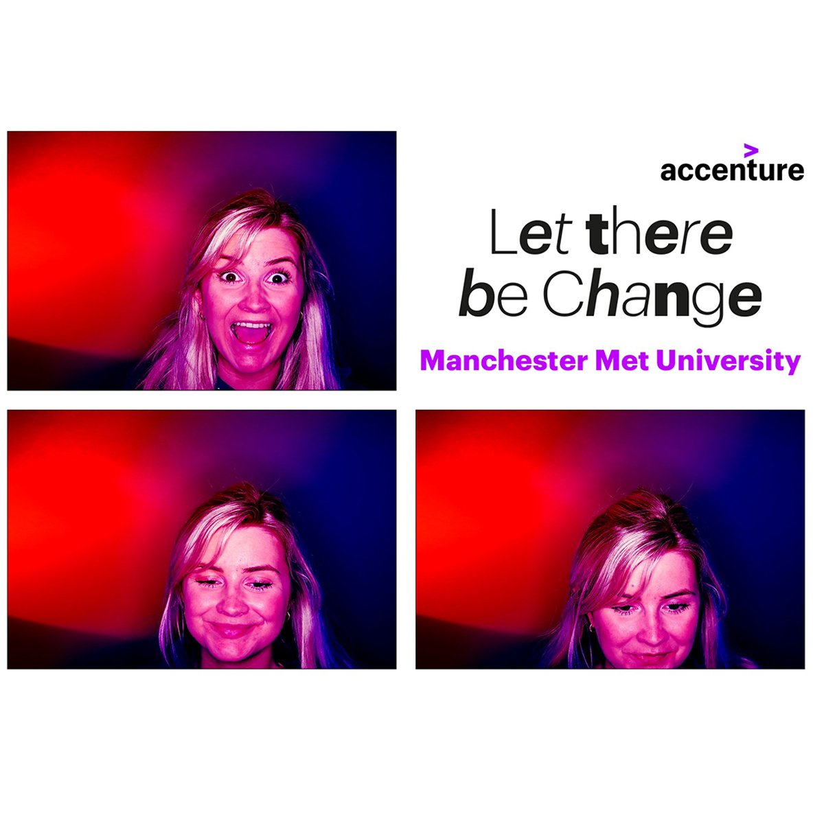 Accenture Colour Gel Photo Booth