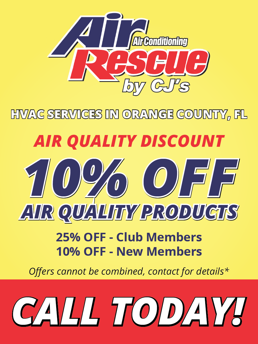 Special HVAC Promotions | Air Rescue by CJ's