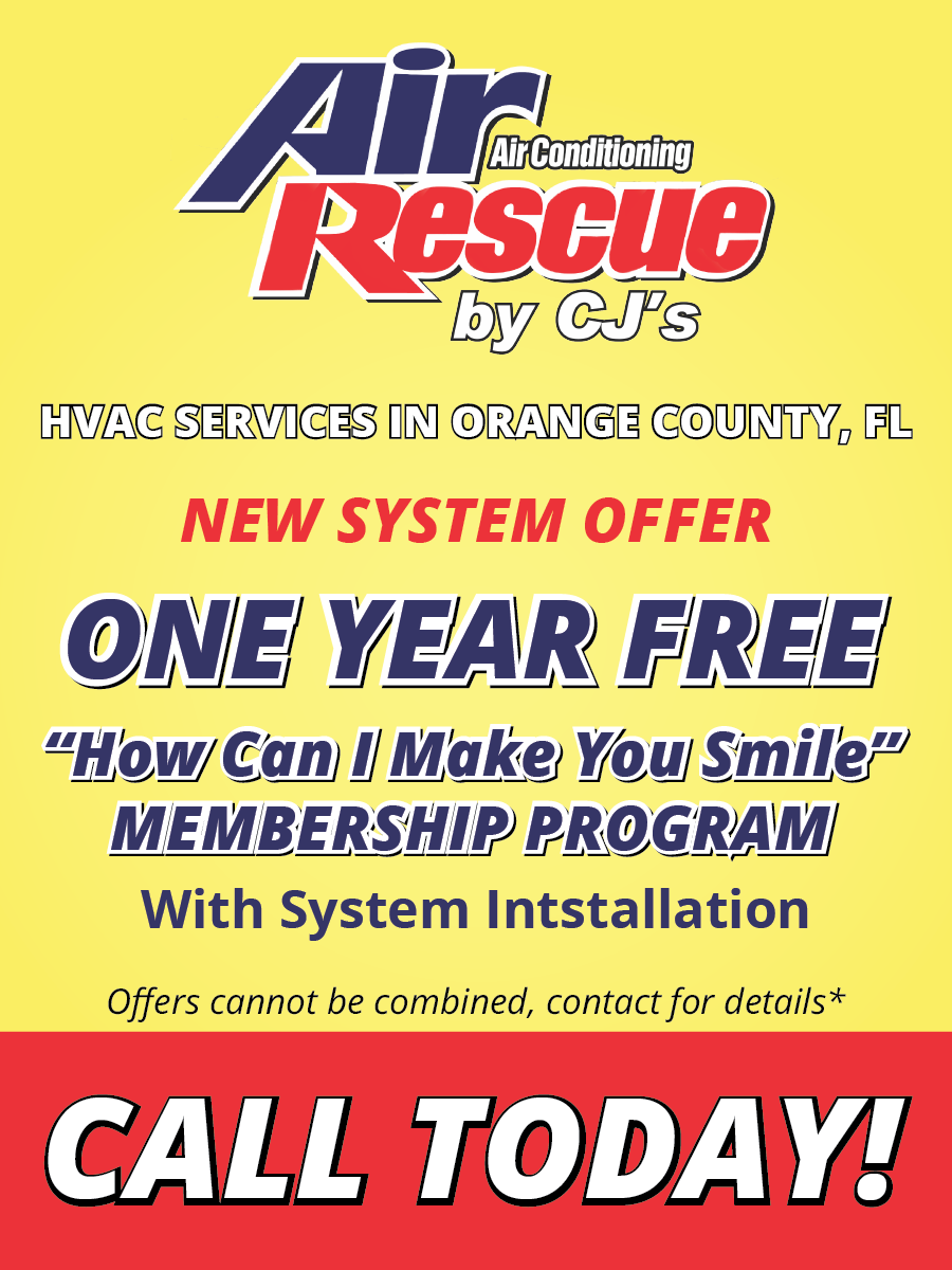 Special HVAC Promotions | Air Rescue by CJ's