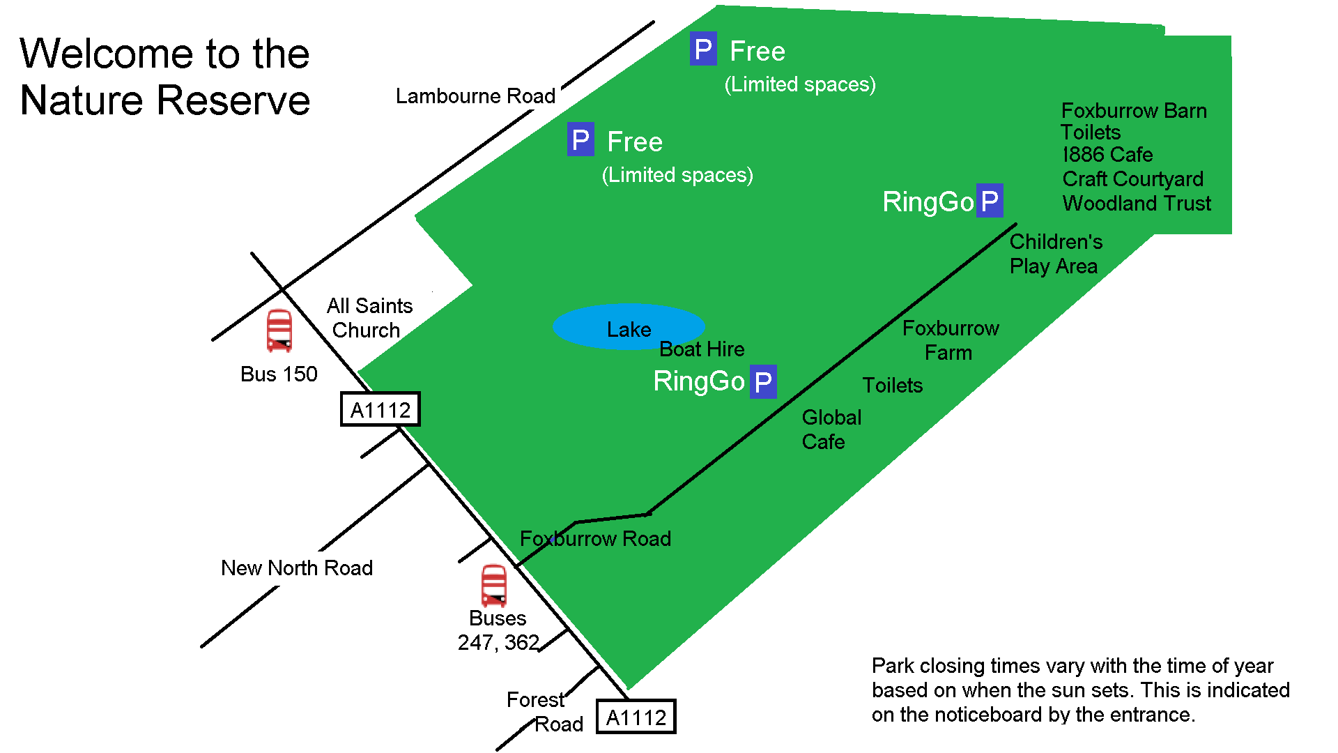 Directions to Hainault Forest