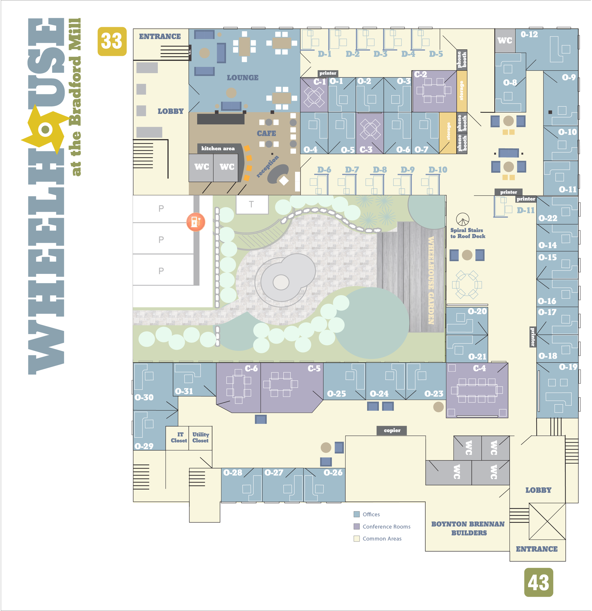 Wheelhouse Coworking Floor Map