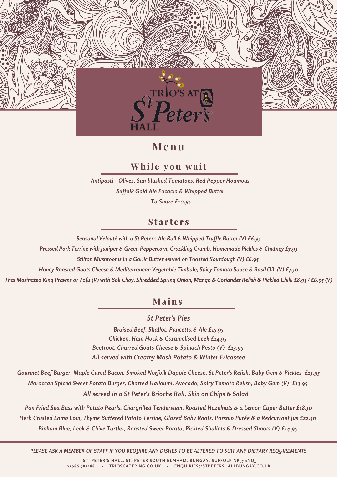 St Peter’s Hall & Restaurant | Fine Dining & Great Views