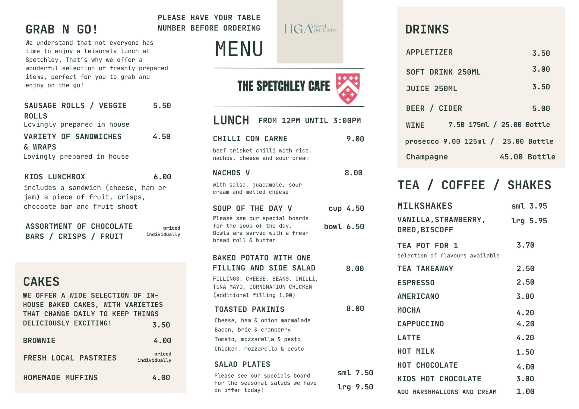 Spetchley Cafe | Spetchley Park Estate