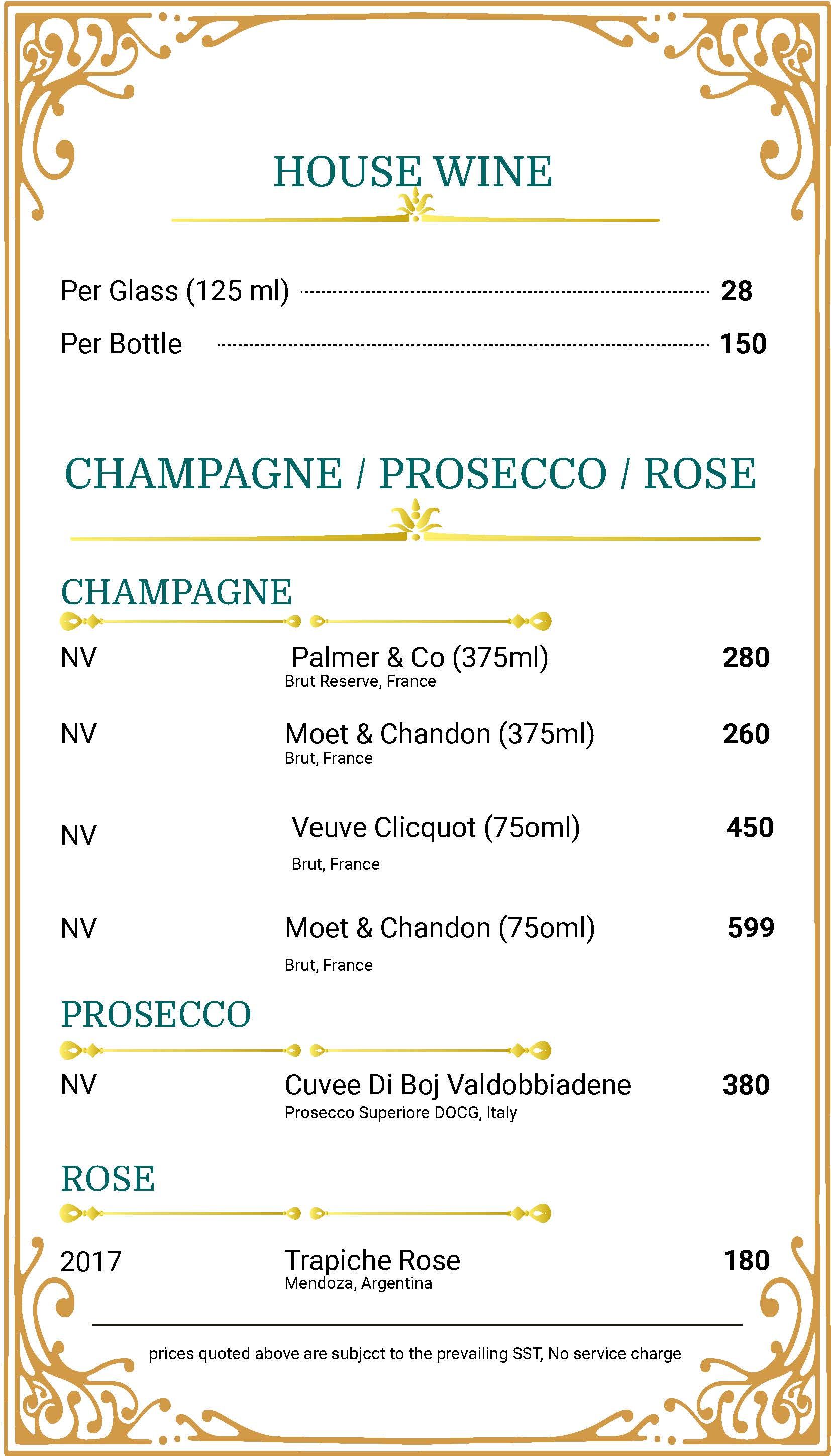 CHULIA COURT MENU - GASTRO PUB WITH UNIQUE MIX OF ITALIAN AND MIDDLE ...