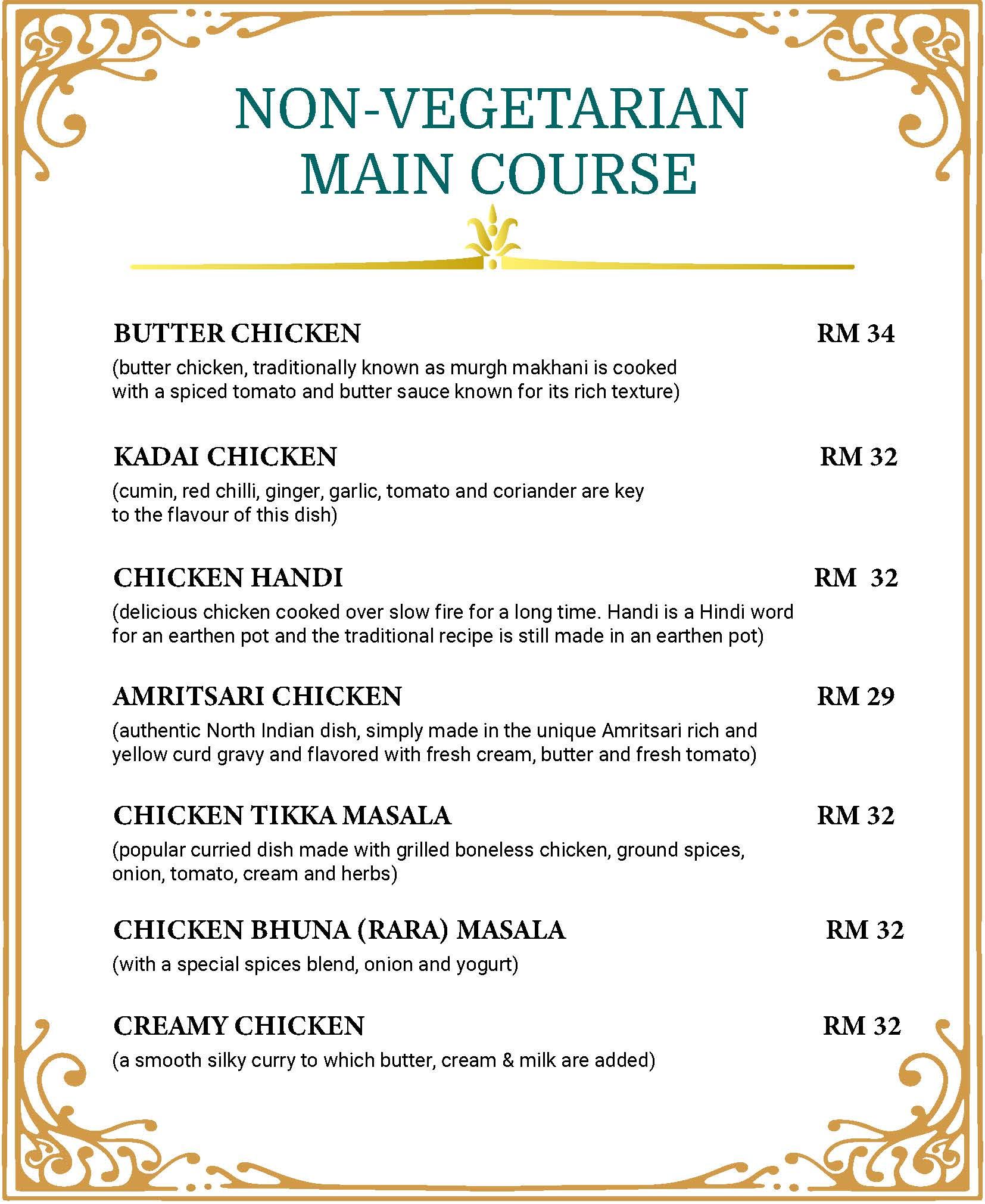 CHULIA COURT MENU - GASTRO PUB WITH UNIQUE MIX OF ITALIAN AND MIDDLE ...