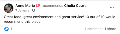 CHULIA COURT MENU - BEST NORTH INDIAN CUISINE IN GEORGE TOWN