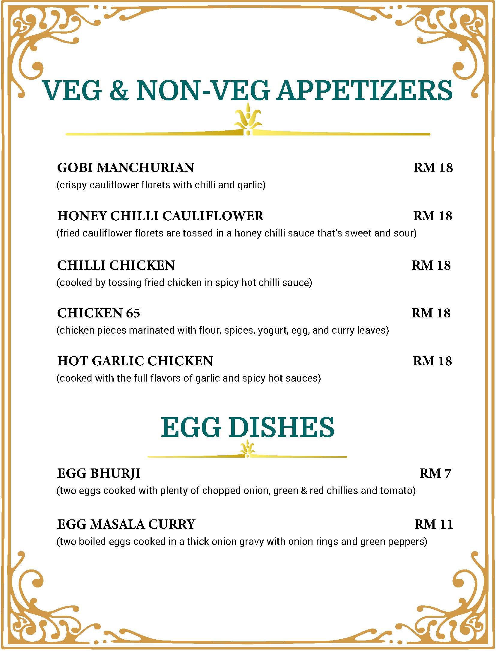 CHULIA COURT MENU - GASTRO PUB WITH UNIQUE MIX OF ITALIAN AND MIDDLE ...