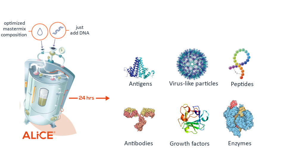 Our Technology: Cell-free protein expression with ALiCE