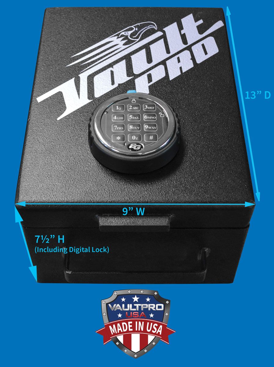 Handgun Safes Made in USA by Vault Pro