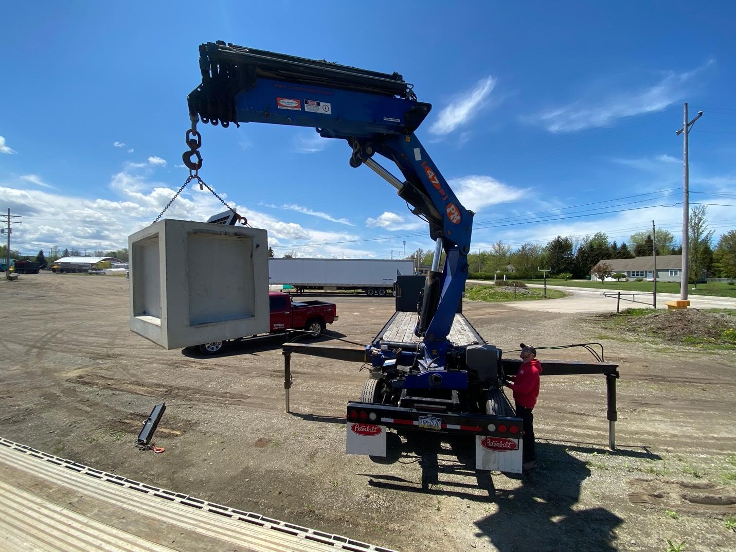 Pre-Cast Drain | Knockout Boxes | Seneca Mineral Company 814-476-0076