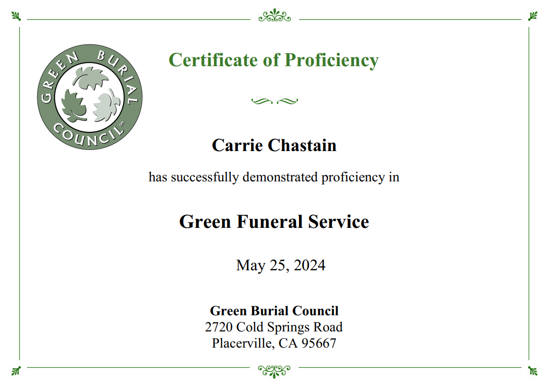 Green Burial | Weathers Funeral Home