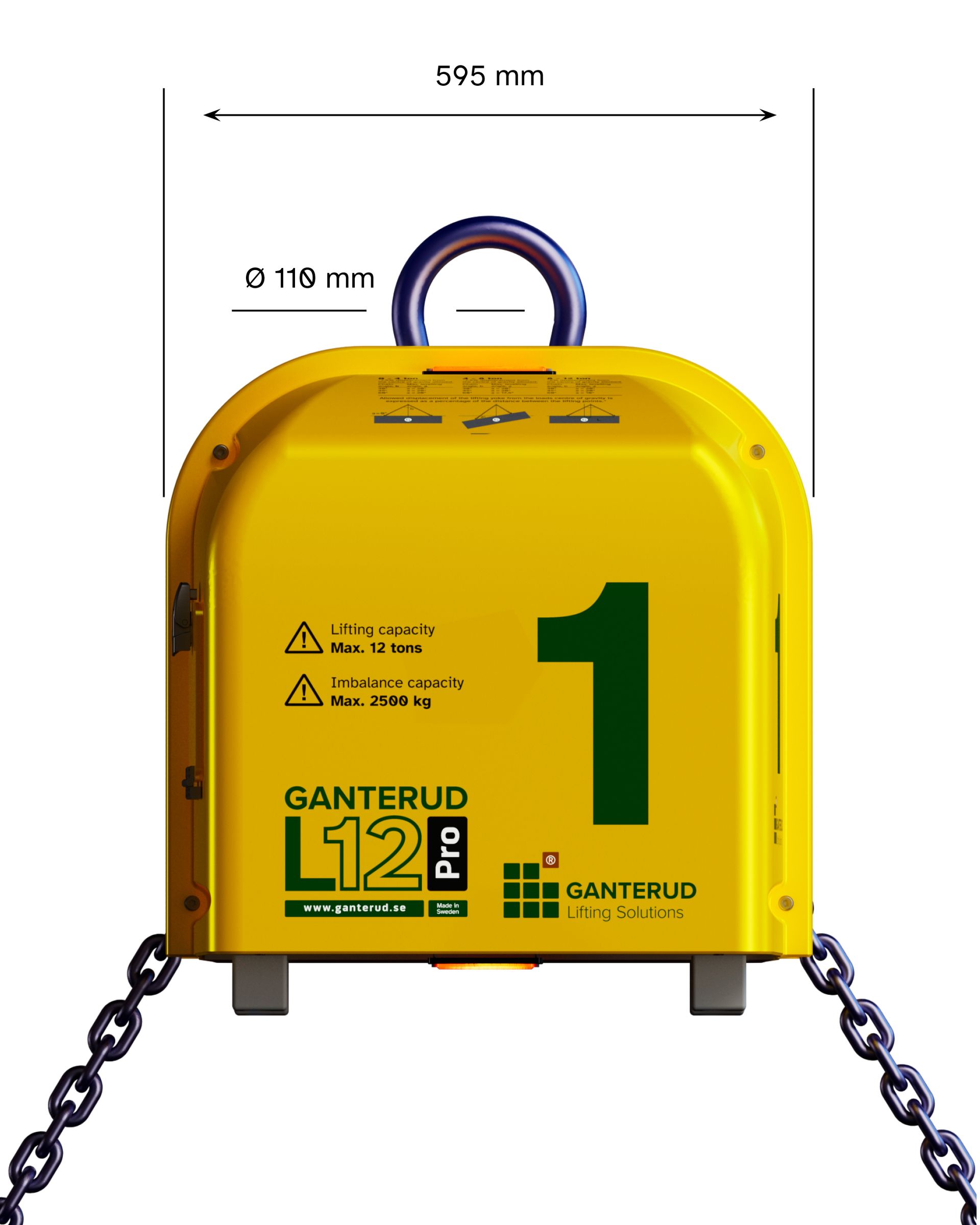 Ganterud L12 Pro capacity 12 tons